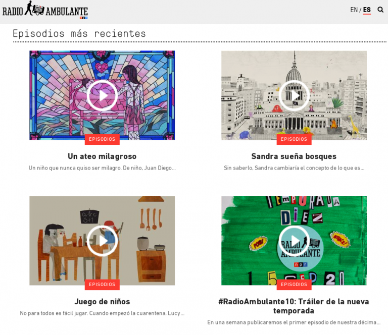 Radio Ambulante – Podcast sobre historias de Latinoamérica – animales ...